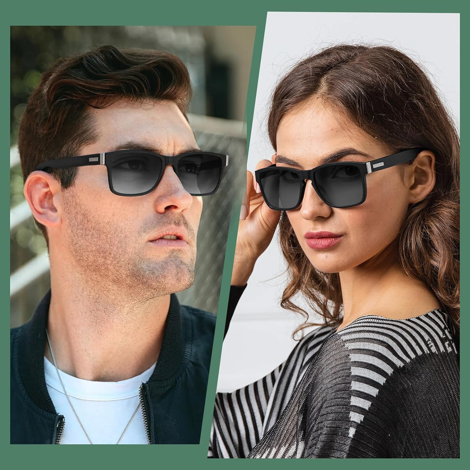 Polarized Sunglasses Men UV400 Protection Classic Designer Fashion Sun ...