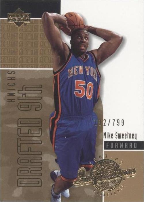 2002-03 Upper Deck Inspirations - 2003 Draft Mike Sweetney #164 /799 ...