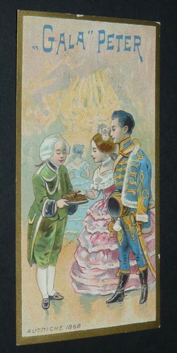 CHROMO 1900-1905 CHOCOLAT GALA PETER VEVEY ORBE SUISSE MILITAIRE ...