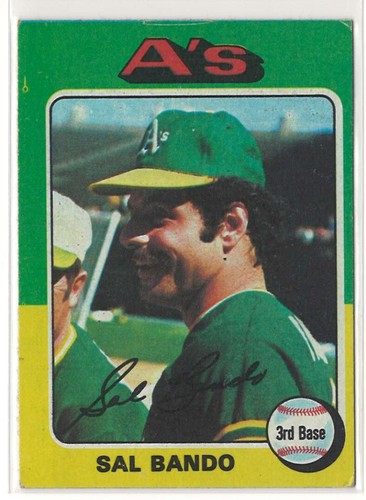 1975 Topps Baseball #380 Sal Bando Oakland Athletics | eBay