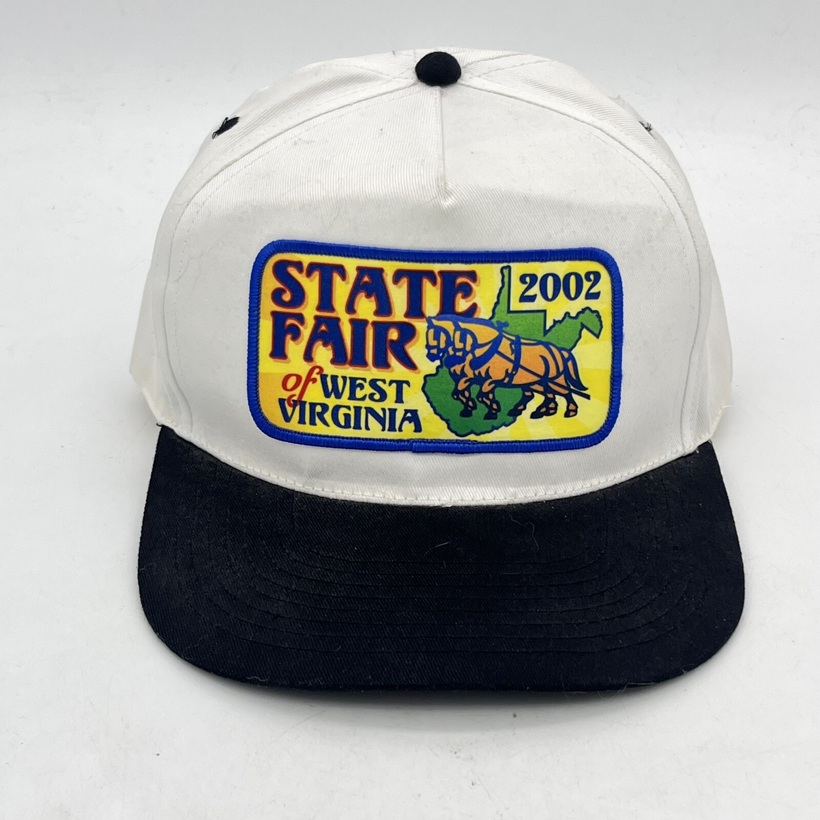West Virginia State Fair Vintage 2002 Baseball Hat Ca… - Gem