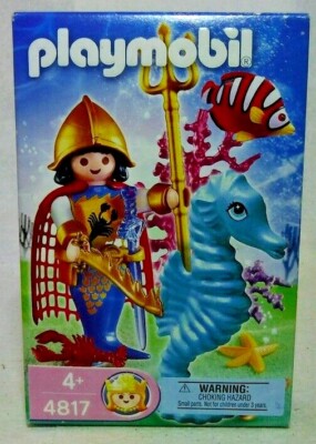 Playmobil Waterworld 4817 Ocean Prince & Seahorse,Fish&Starfish From ...
