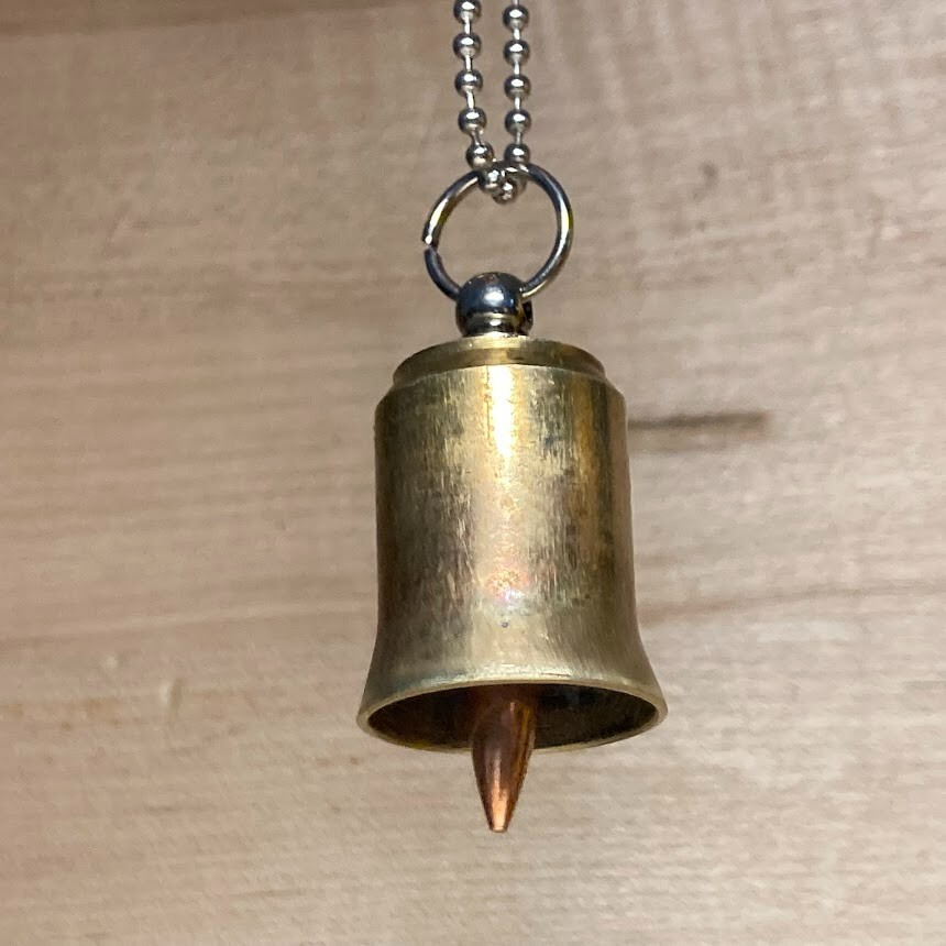 Bullet Casing Bell 50 Caliber Handmade with .223 Clapper, Boy Scouts ...