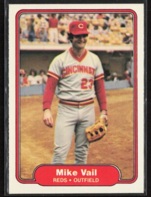 1982 Fleer #84 Mike Vail Cincinnati Reds | eBay