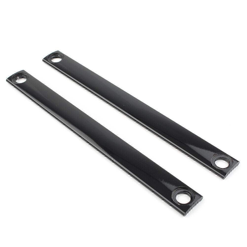 Black Motorcycle Aluminum Fork Panel Accent Strips Fits for Harley FLST ...