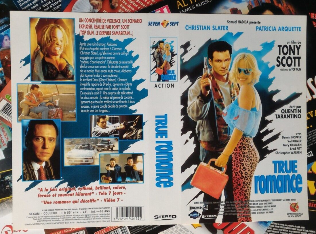 JAQUETTE VHS - TRUE ROMANCE (1999) TF1 VIDEO *ORIGINALE* | eBay
