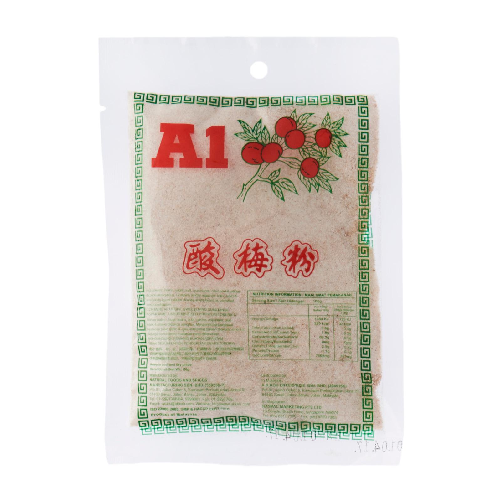 SWEET SALTY SOUR PRUNE (PLUM) POWDER Serbuk Asam Asian Condiment for ...