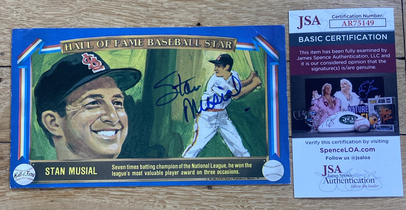 Stan Musial Autographed Memorabilia | Signed Photo, Jersey ...