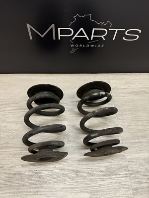 01-06 BMW E46 M3 Convertible Rear Axle Coils Springs Pair White ...