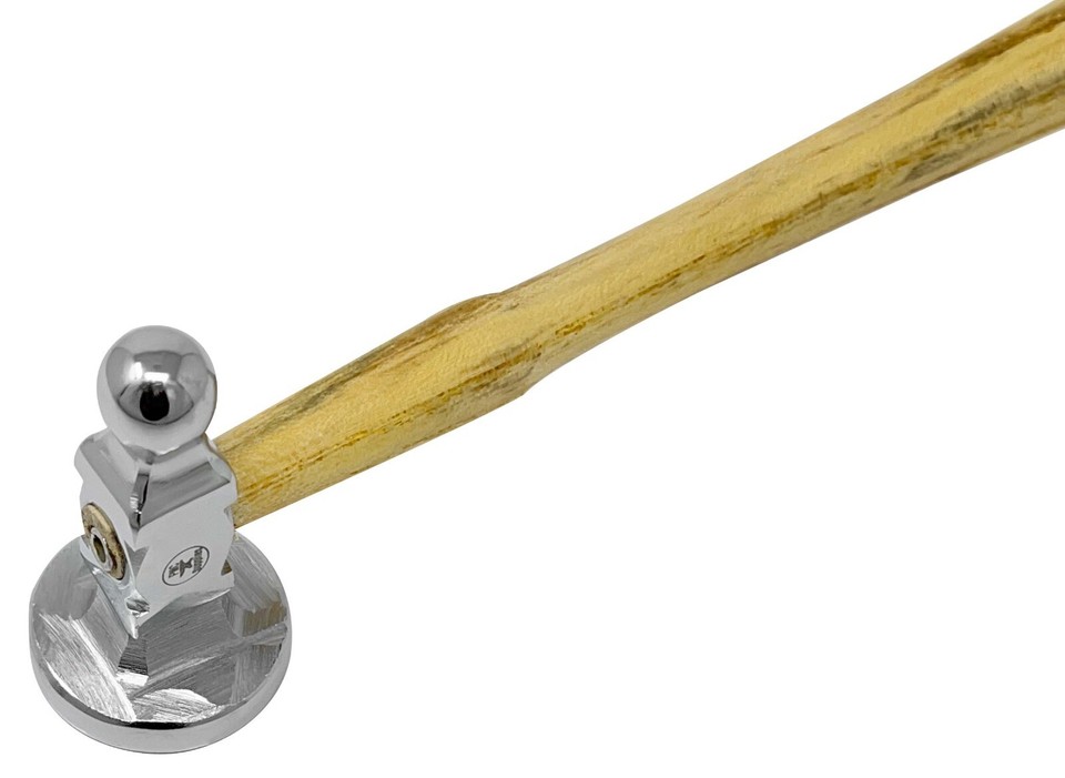 1-1/2" Domed Face German-Style Chasing Hammer 11" Length Jewelry Making ...