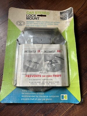 VINTAGE KUSTOM KREATIONS CAR STEREO - CB RADIO KEY LOCK MOUNT | eBay