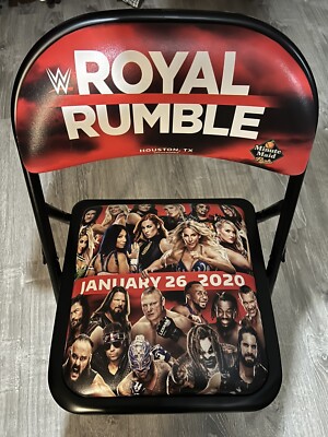 WWE Royal Rumble Ringside Commemorative Chair Houston TX 2020 | eBay