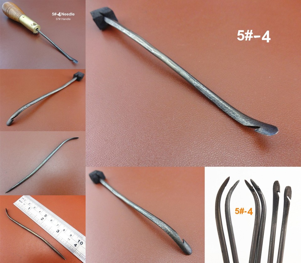 3pcs Needle Leather Craft Shoemaker Cobbler Sewing Stitching Hook Awl ...
