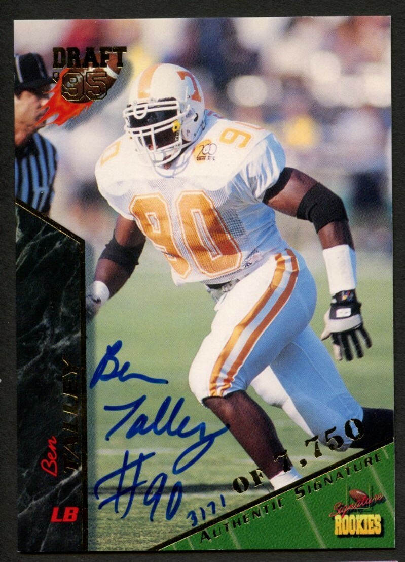 Ben Talley #68 TENNESSEE autograph auto 1995 Signature Rookies Draft ...
