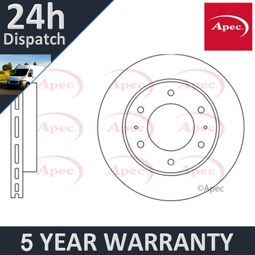 Fits Mitsubishi L 200 Fiat Fullback 2.4 D Apec Front Brake Disc ...