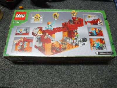 LEGO Minecraft The Blaze Bridge Toy Battle Building Kit ( 21154 ...