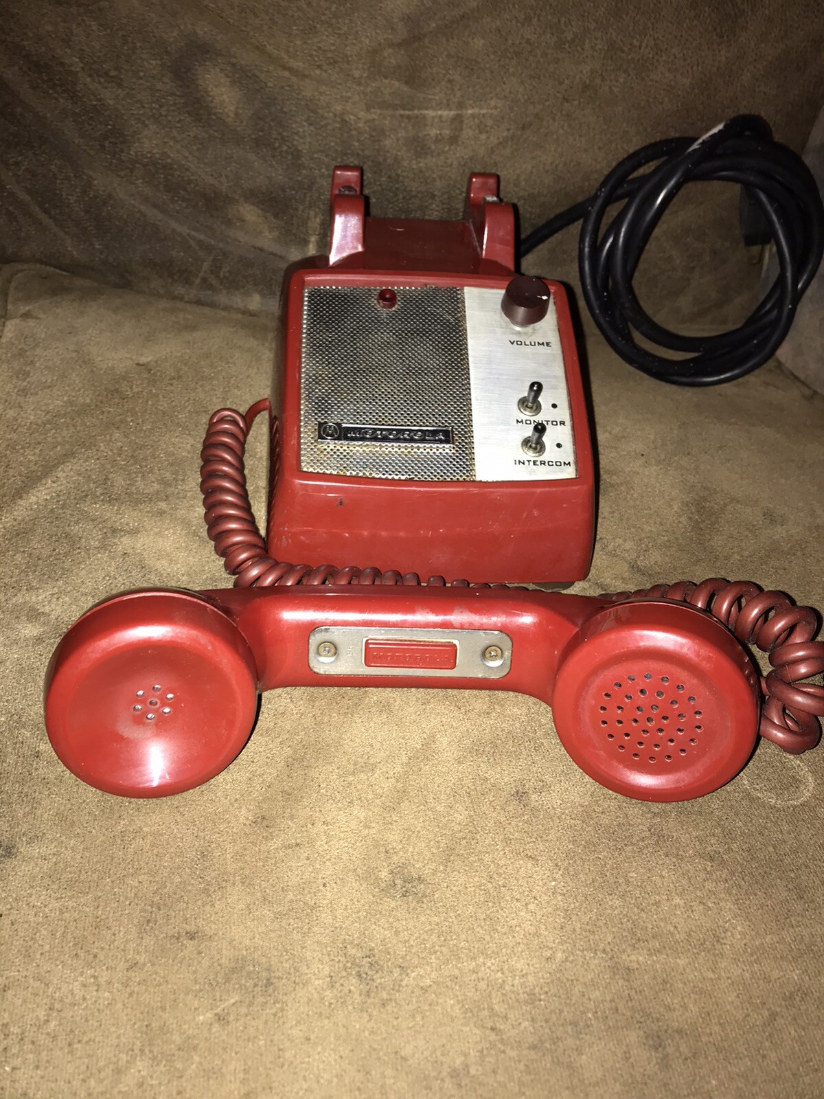 Vintage Red Motorola Phone Remote TLN1188A | eBay
