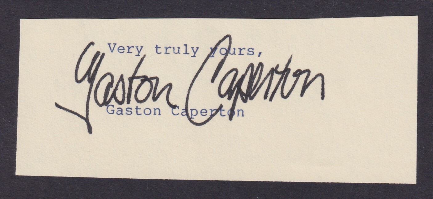 Gaston Caperton (1940- ), West Virginia Governor 1989-1997, clipped ...