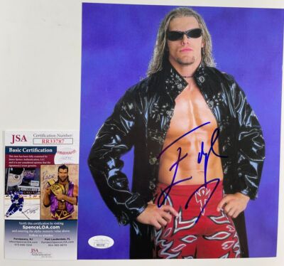 WWE NXT Edge Autographed 8x10 Photo B Signed WrestleMania JSA COA | eBay