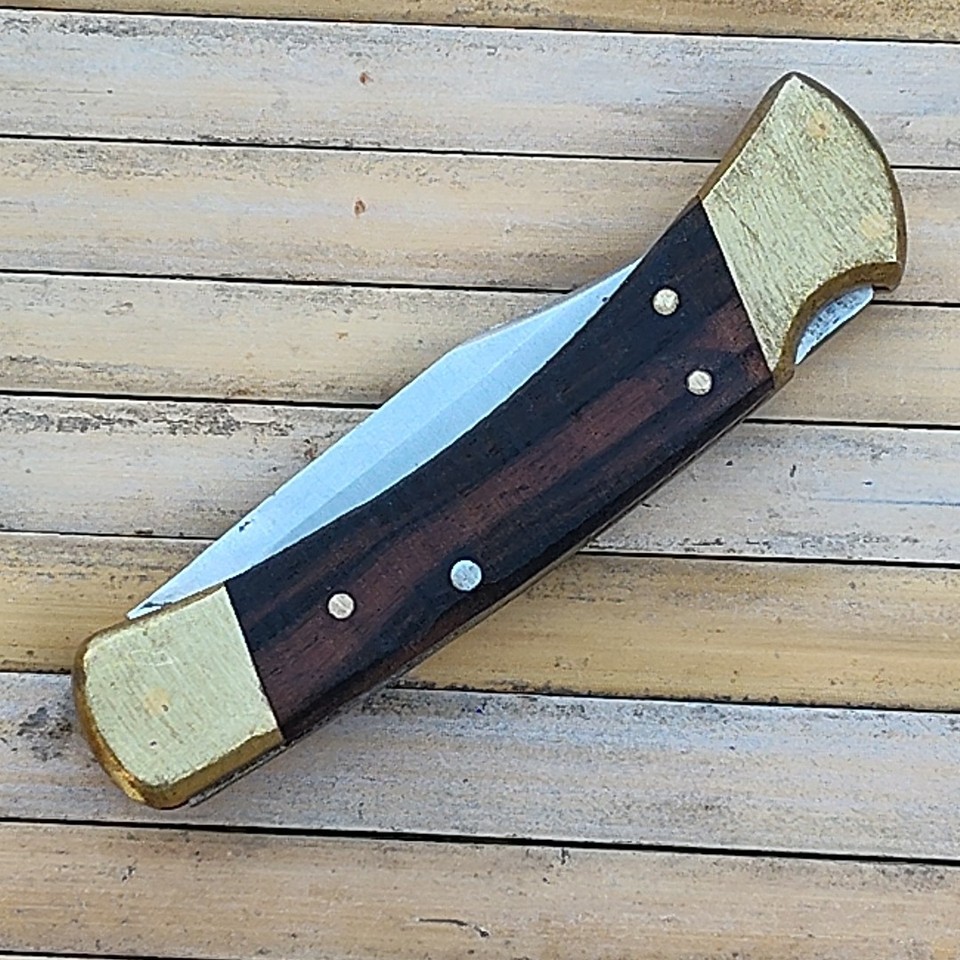 Buck 110 Lockback Folding Knife USA V (1989), No Sheath | eBay