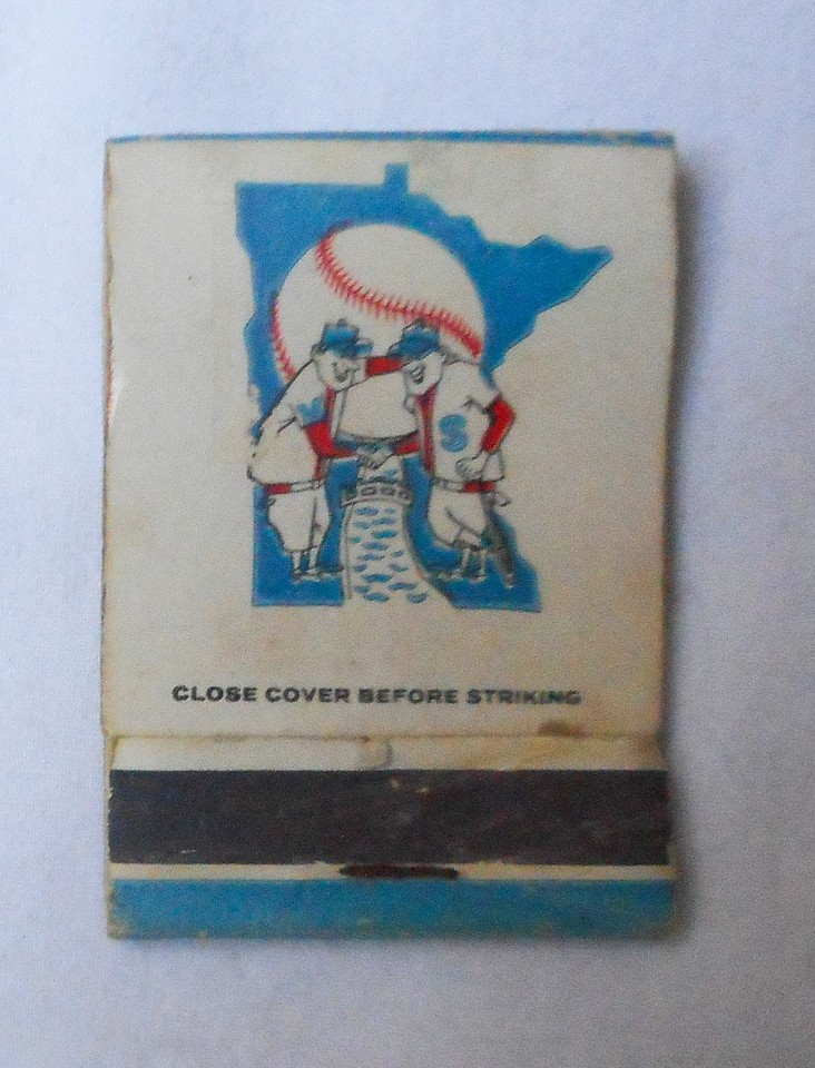 1968 MINNESOTA TWINS METROPOLITAN STADIUM MATCH BOOK COVER ORIGINAL | eBay