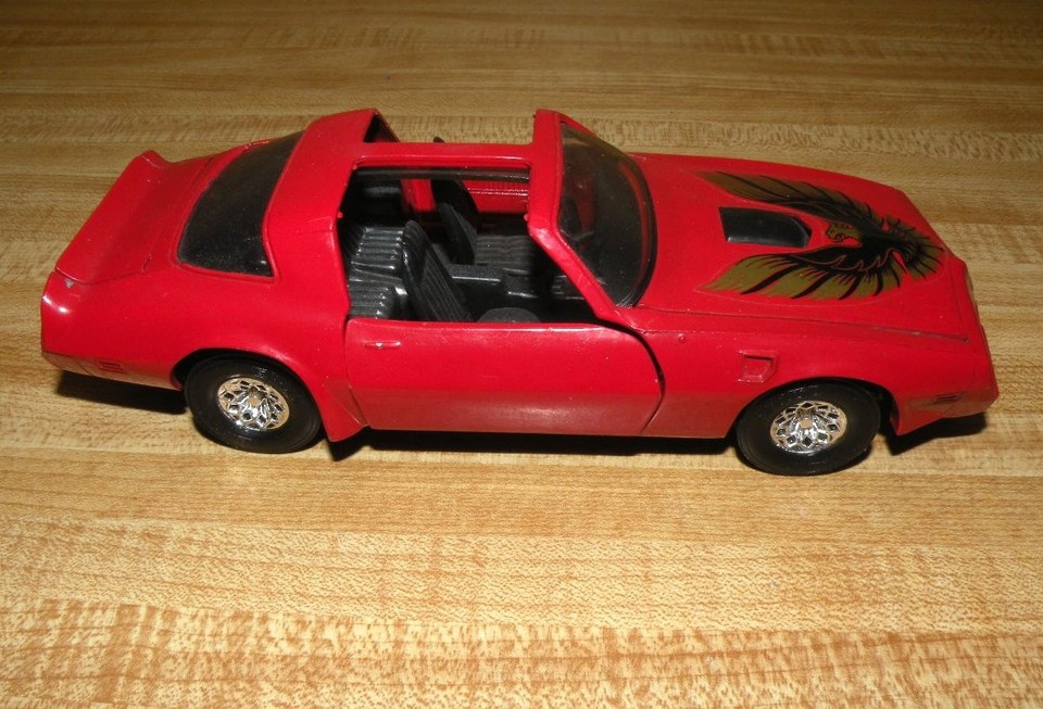 Vintage Ertl 1979 Red Pontiac Trans Am T-Tops Firebird Hong Kong 1/25 ...