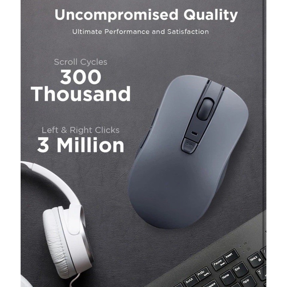 Lenovo Bluetooth Silent Mouse (WL300) - 5 Button Computer WL300 Grey NWOB | eBay