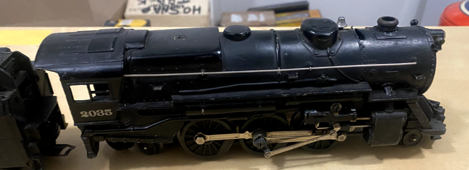 Lionel 2035 O Gauge Model Railroad 2-6-4 Steam Locomotive Whistle ...