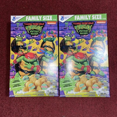 TMNT Ninja Turtles Mutant Mayhem Cereal Family Size 17.8 Oz ~2 Boxes | eBay