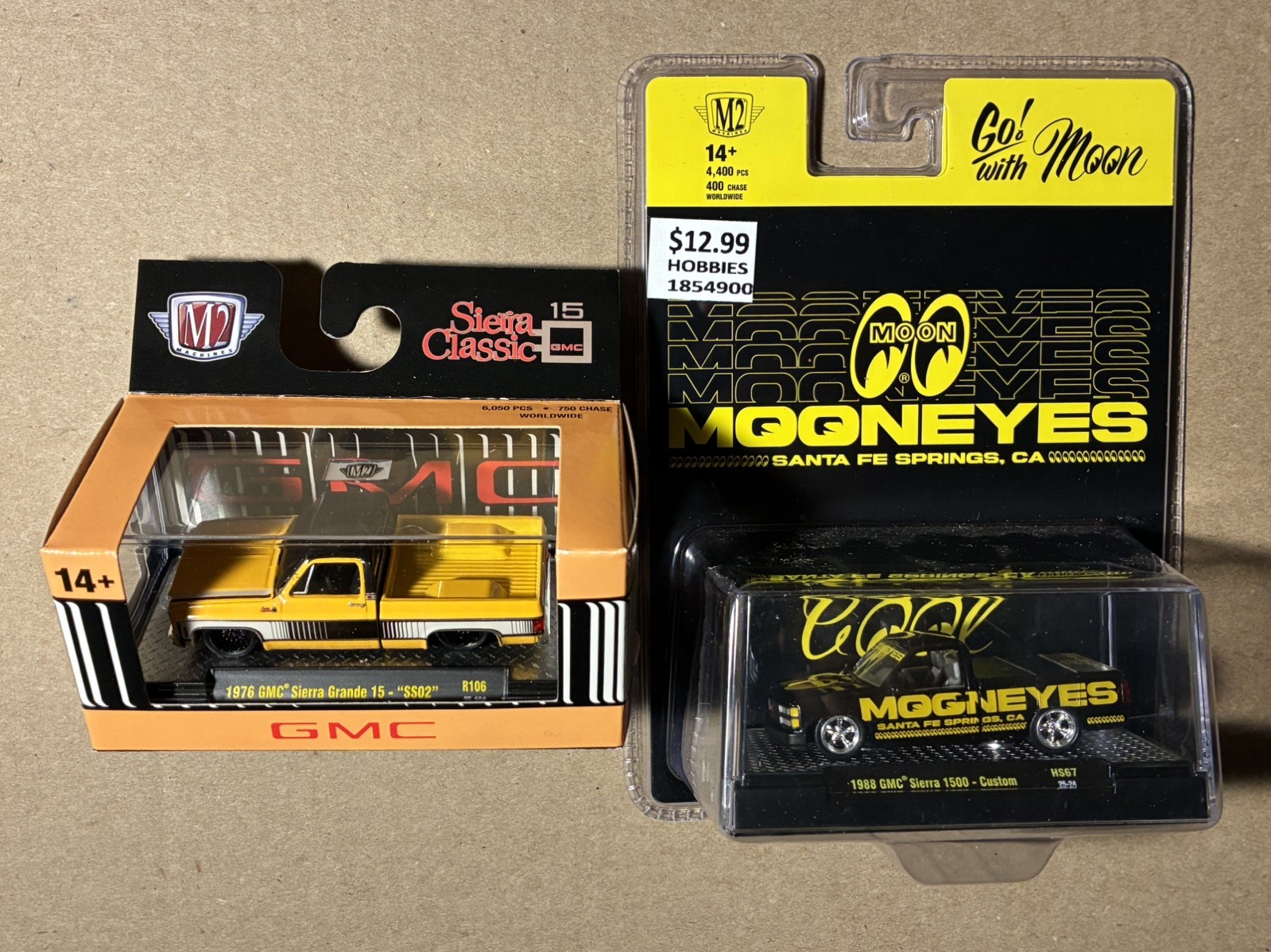 M2 Machines Square Body 1:64 1976 GMC Sierra Grande 15 Orange SS02 + 88 ...