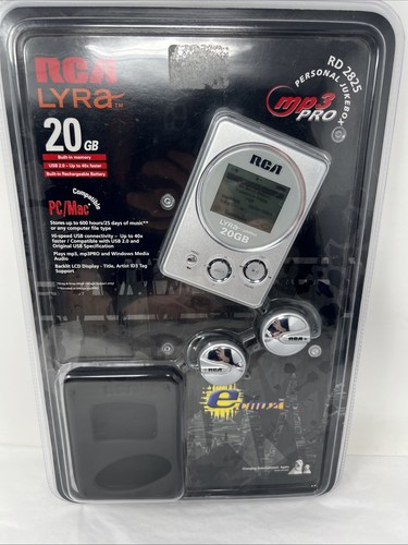 RCA Lyra Jukebox 20GB Portable MP3 Player Digital Music MP3PRO PC/MAC ...