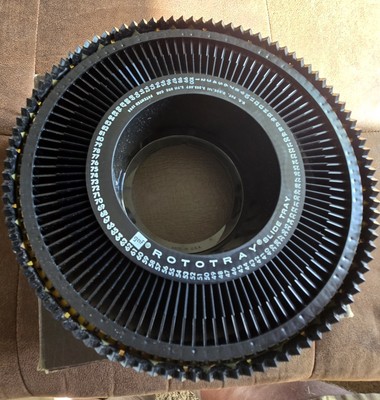 Vintage GAF Sawyer Rotary Slide Tray Holds 100 Slides w/Box | eBay