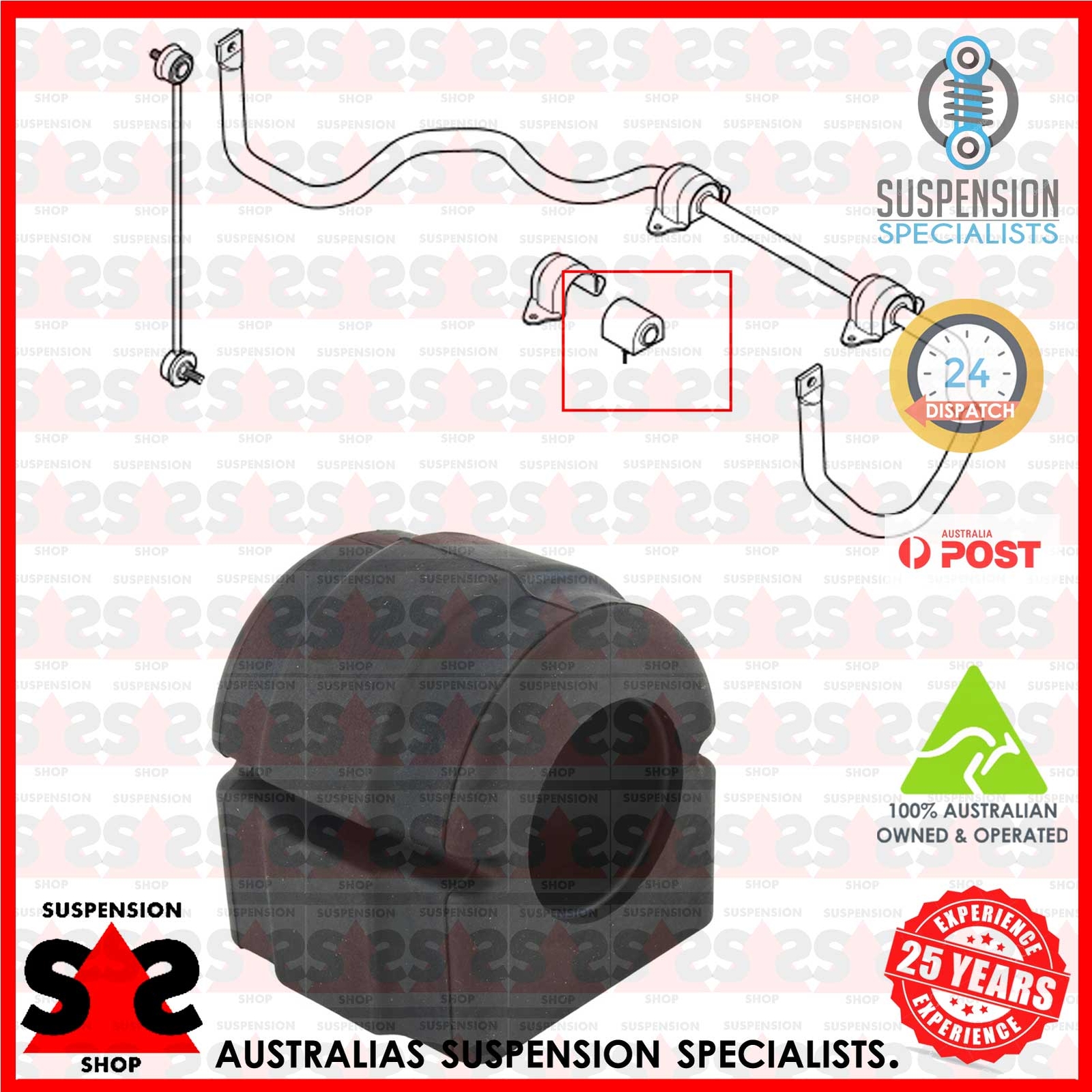 Front Axle Link/Coupling Rod, Stabiliser Bar Suit LAND ROVER Range ...