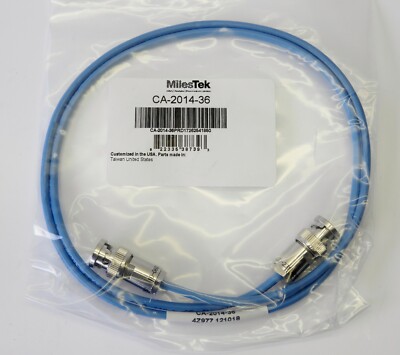 Milestek 36" TRB 3-Slot Plug to Plug Twinax Cable 78 Ohm Lab Rated ...