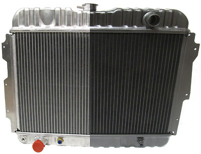 1966-1972 Mopar B & E Body Black Aluminum 26" Radiator Roadrunner ...