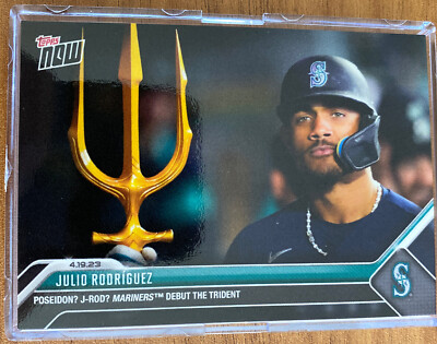 2023 Topps Now #151 Poseidon? J-Rod? M’s debut The trident Juilo ...