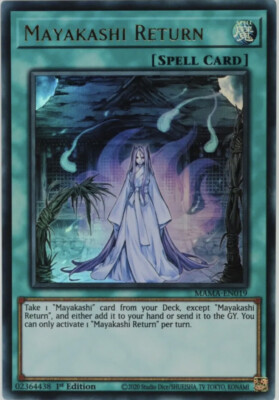 🔥 Yugioh Mayakashi Return MAMA-EN019 ULTRA RARE NM 1ST EDITION | eBay
