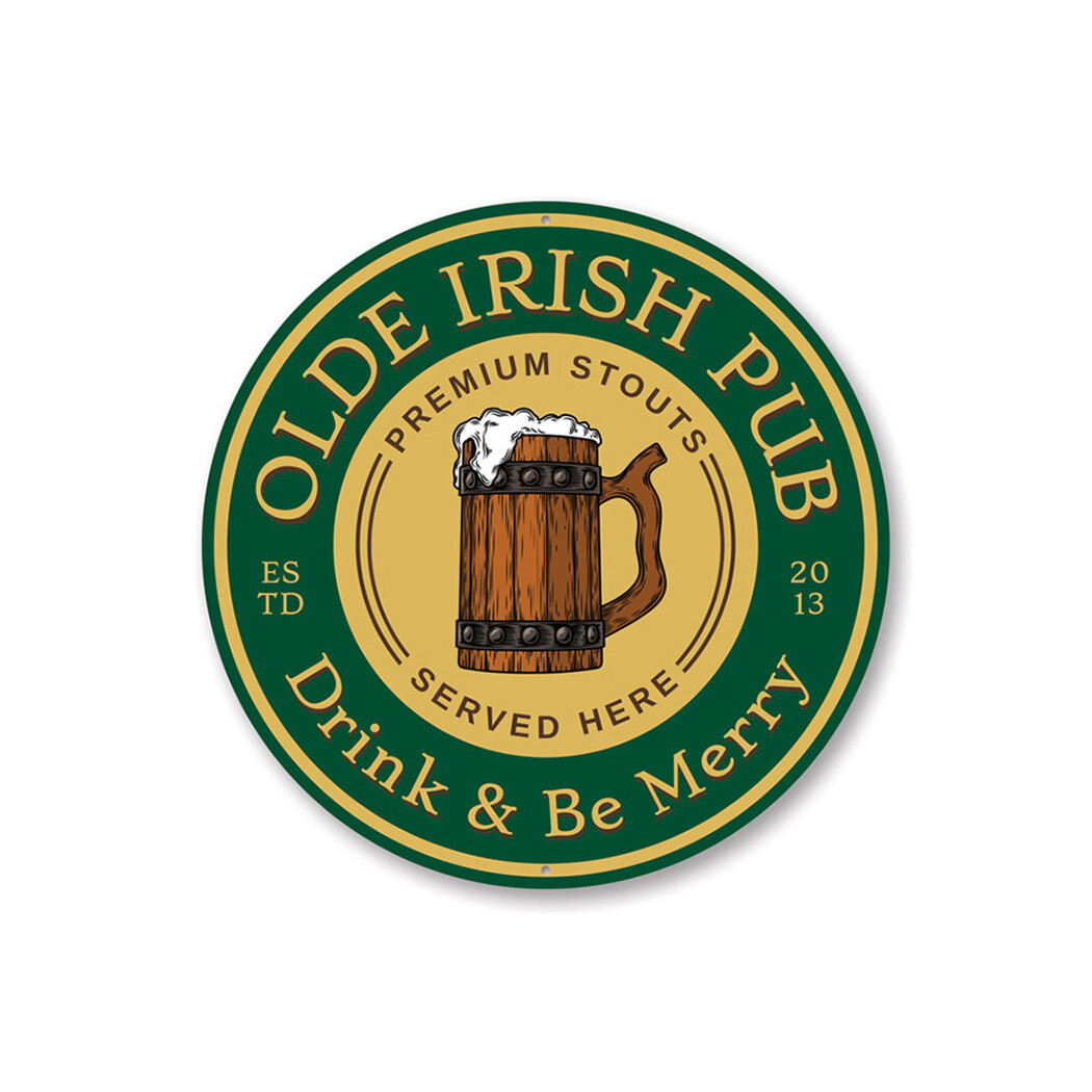 Old Irish Pub Signs Personalized Irish Pub T Shirts, Hoodies, & More