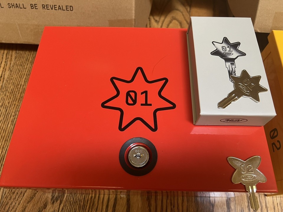 MSCHF KeyBoxKey Box 01, Box 02, Box 03, Key 01, 02, 03, & 04 Set ...
