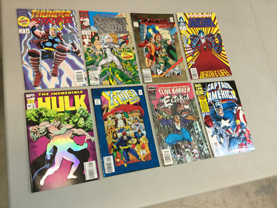 8 Marvel Chromium Foil Cover Comics Ravage Ectokid 1 Hulk Silver sable ...