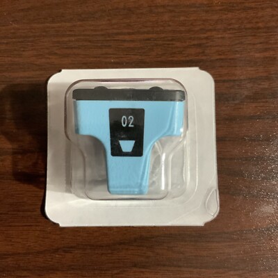 HP 02 Light Blue Ink Cartridge New / Old Stock, Sealed | eBay