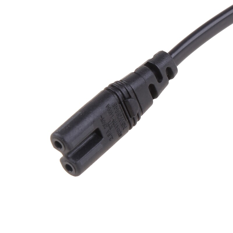 C8 Plug to C7 Receptacle Male to Female Extension Power Supply Adapter ...