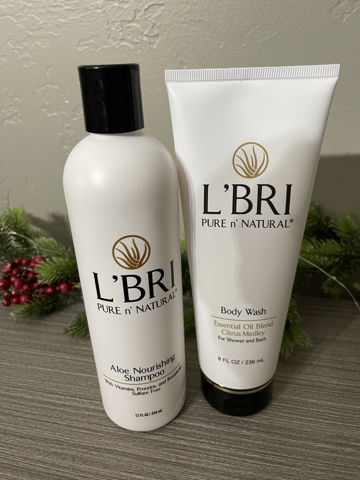 L'BRI Body Wash Pure & Natural Citrus Medley And Aloe Nourishing ...