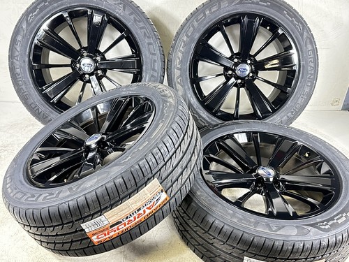 20" Ford Explorer Gloss Black wheels rims Tires OEM set 2011-2019 10183 ...