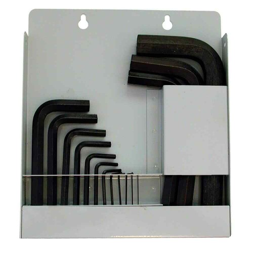 Hex-L Key Allen Wrench - 15-Pieces Set Metric MM Sizes 0.7-17 Short ...