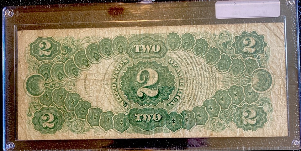 1917 US $2 Large Size Legal Tender Red Seal Note/Bill FR 60 | eBay