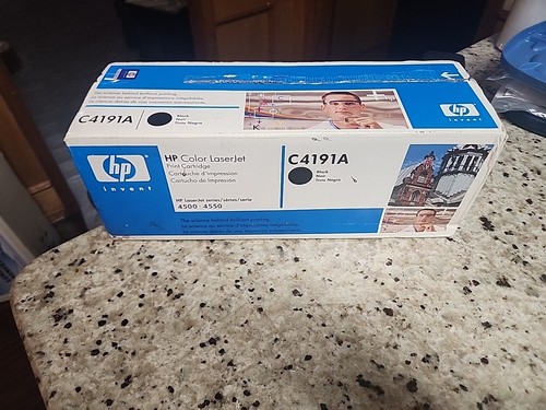 Genuine HP Color LaserJet 4500 4550 Series C4191A Toner- BLACK, Noir ...