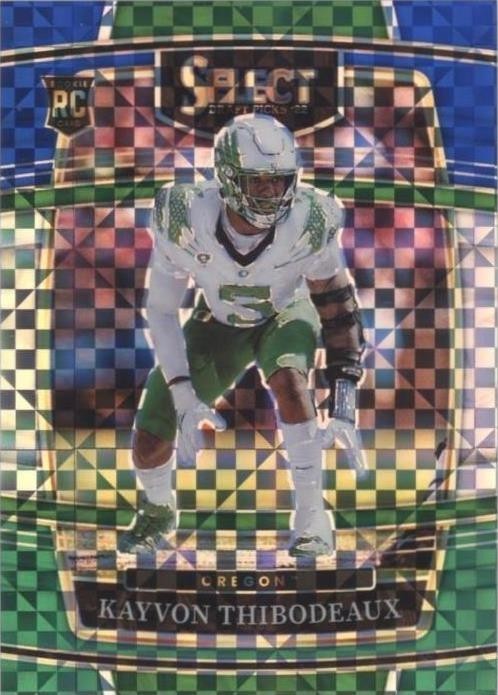 2022 Panini Select Draft Picks - Concourse Kayvon Thibodeaux #1 Blue ...