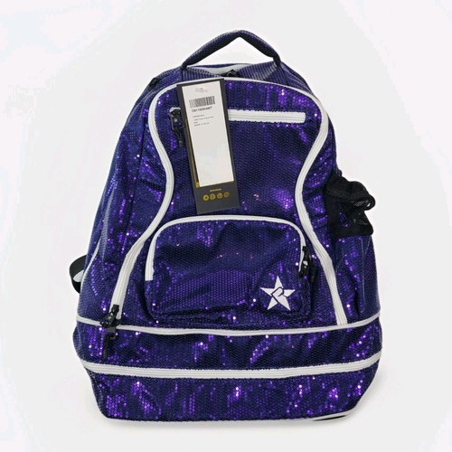 FULL SIZE Dream Bag Sequin Amethyst Purple Rebel Athletic Backpack MSRP ...