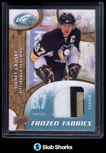 2009 UPPER DECK ICE #FR-SC SIDNEY CROSBY FROZEN FABRICS PATCH /15 | eBay